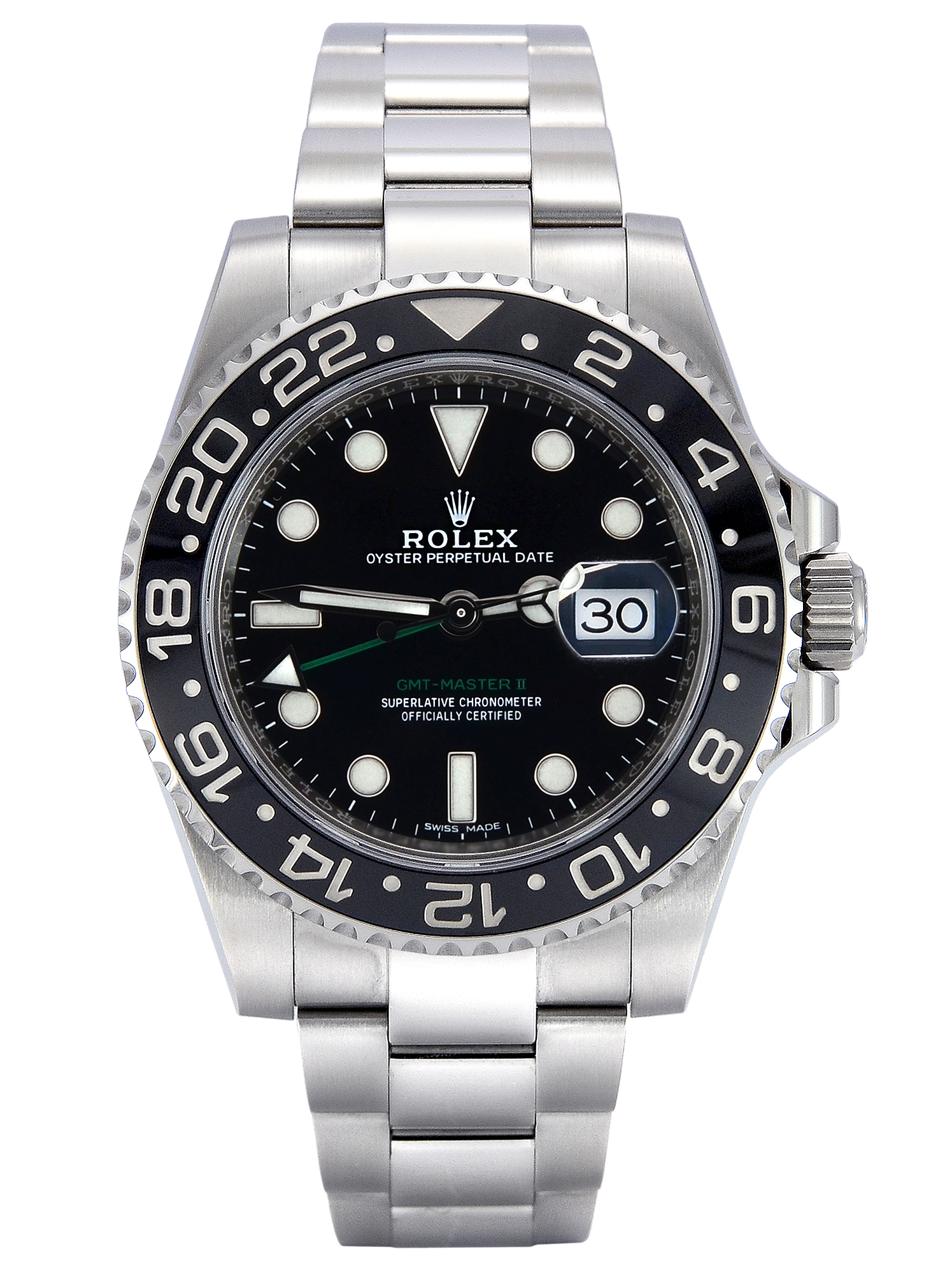 Buy Rolex GMT Master II 116710LN Pre Owned Stainless Steel