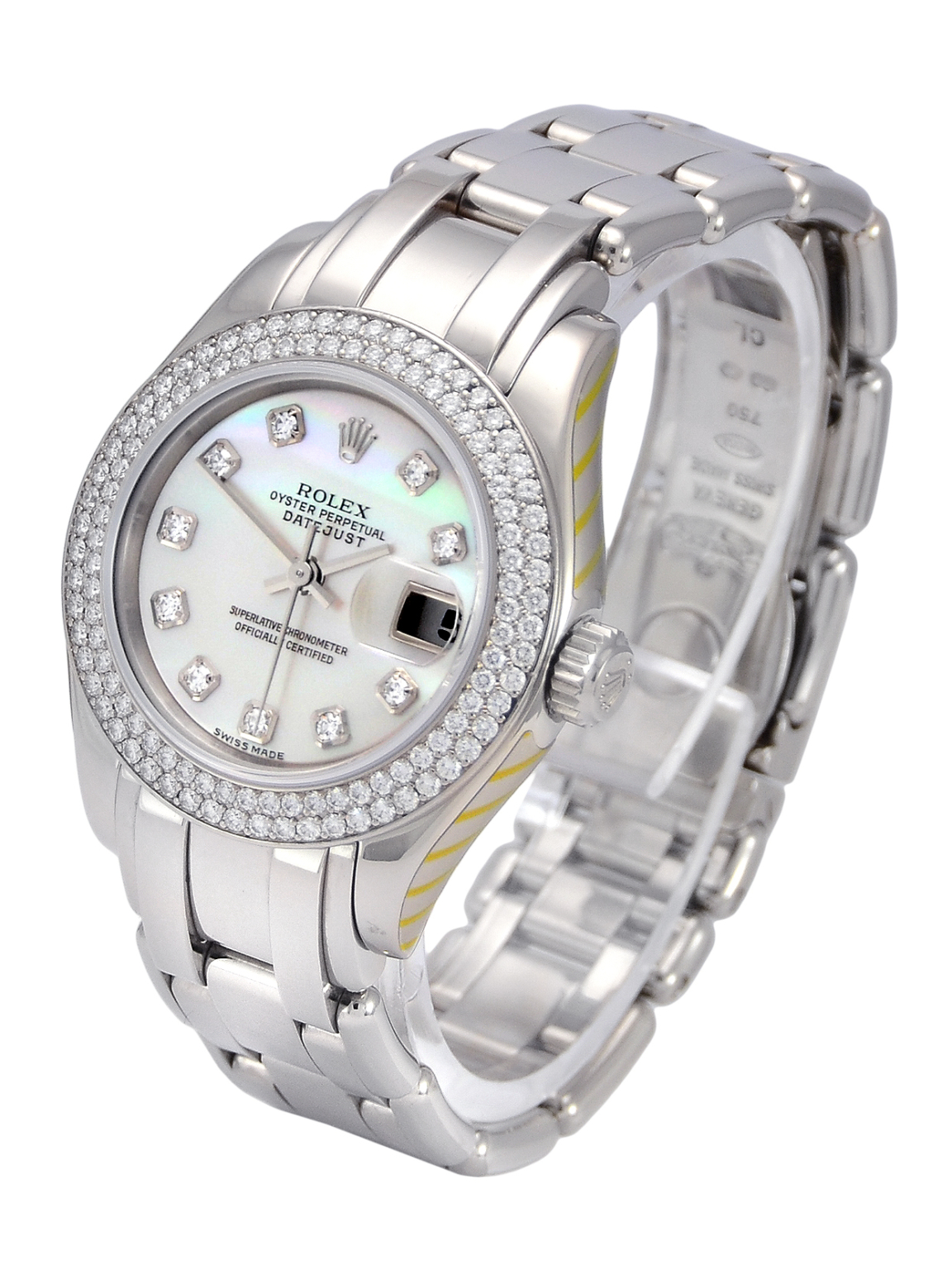 Buy Used Rolex Pearlmaster 80339 White Gold • Rolex Service