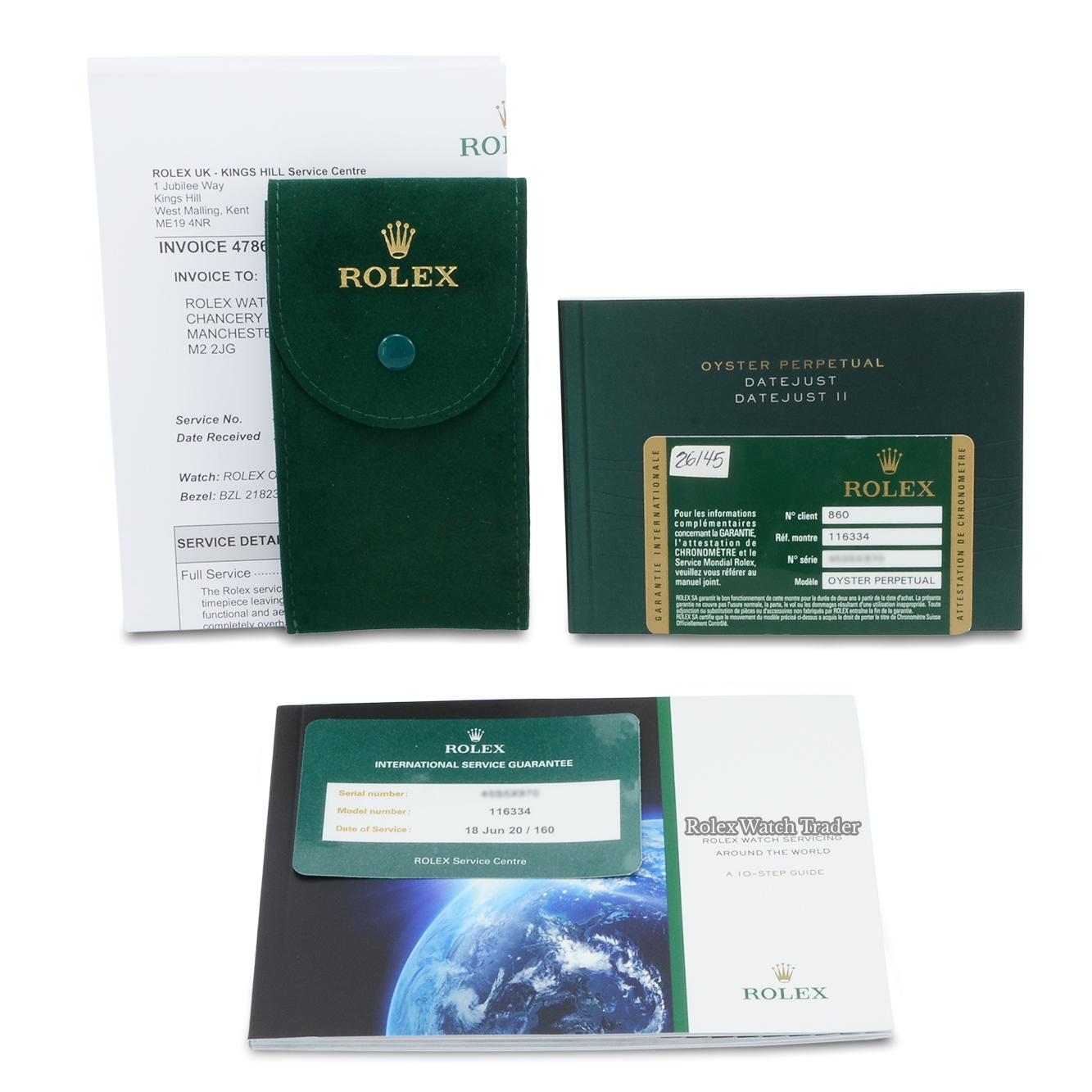 Buy Rolex Datejust II 116334 • Serviced by Rolex