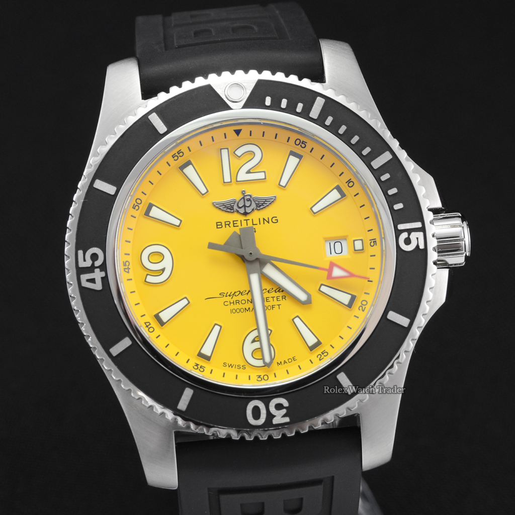 Buy Breitling Superocean 44 A17367021I1S2 Yellow Dial