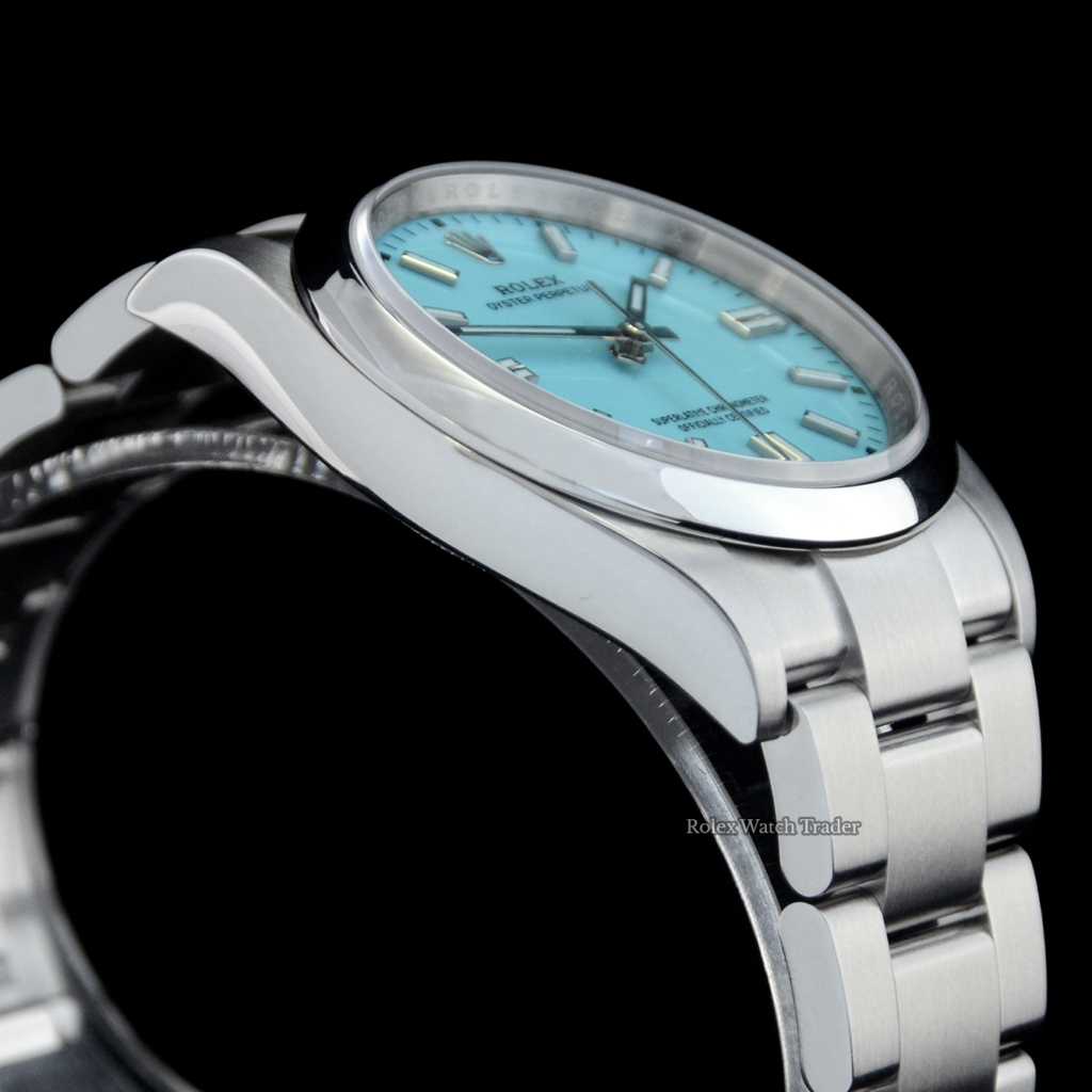 Buy Rolex Oyster Perpetual 126000 "Tiffany Blue" • Rolex Watch Trader