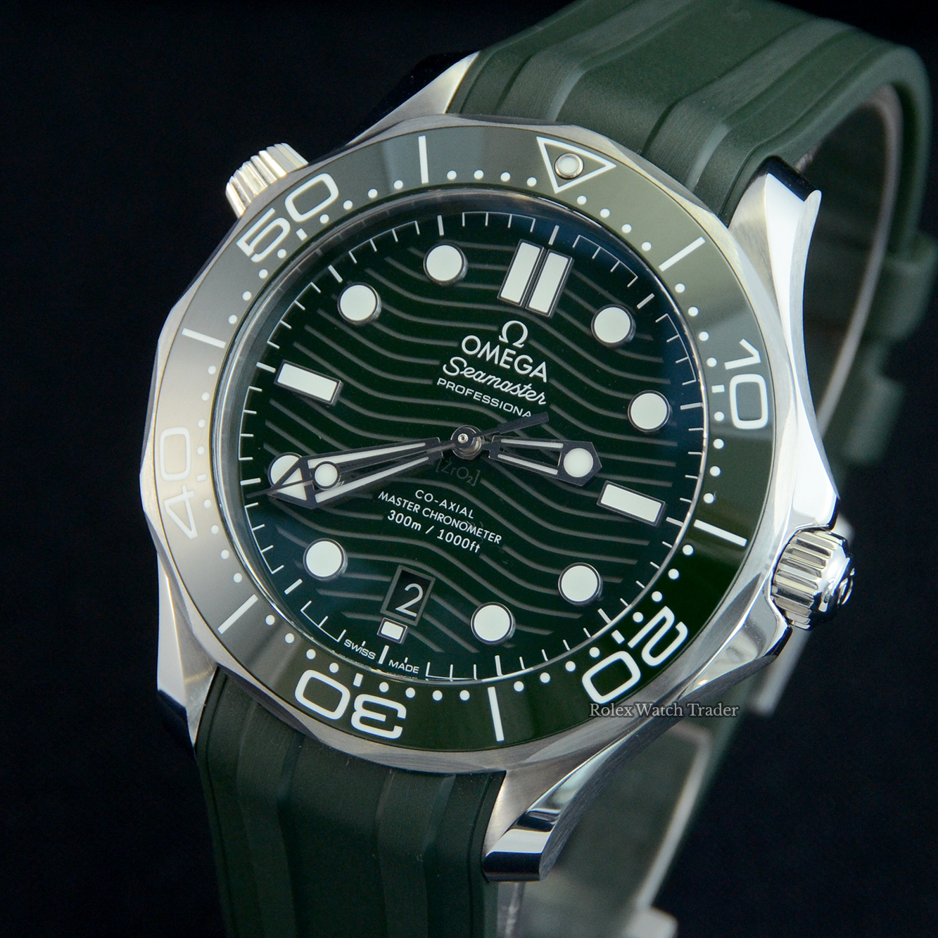Buy Omega Diver 300M Green Dial • Rolex Watch Trader