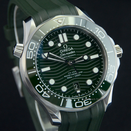 Buy Omega Diver 300M Green Dial • Rolex Watch Trader